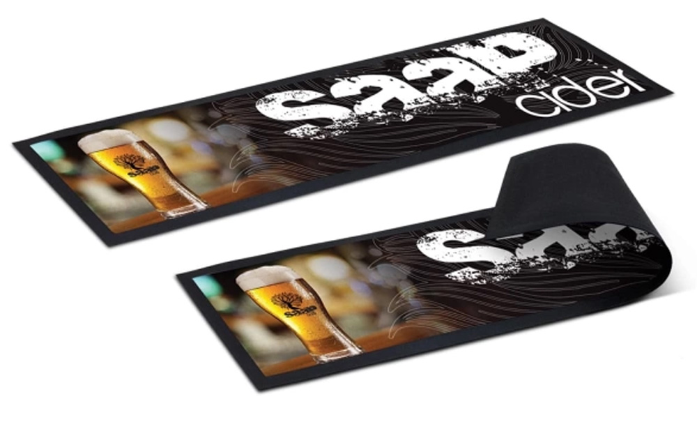 Printed Bar Runners - Custom Coasters
